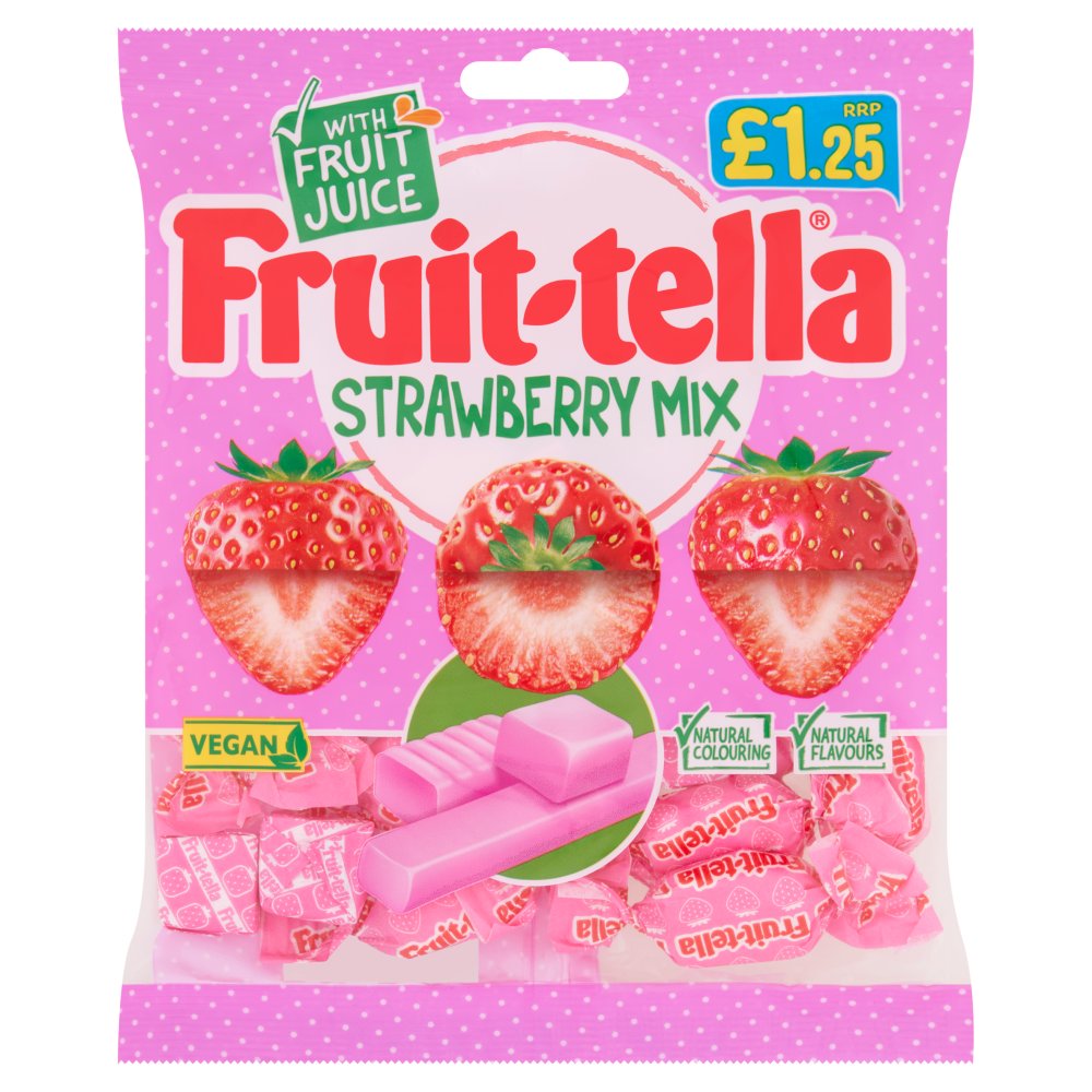 Fruit-tella Strawberry Mix 135g – Kasa Beeston