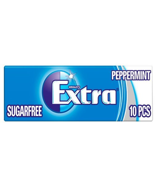 Extra Peppermint Chewing Gum Sugar Free 10 Pieces – Kasa Beeston