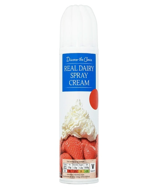 Discover the Choice Real Dairy Spray Cream 250g – Kasa Beeston