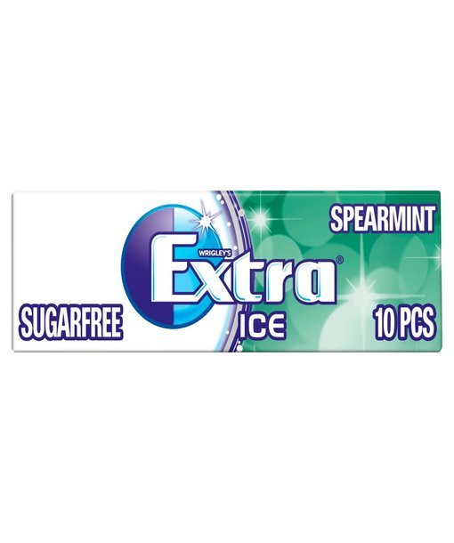 Extra Ice Spearmint Chewing Gum Sugar Free 10 Pieces – Kasa Beeston