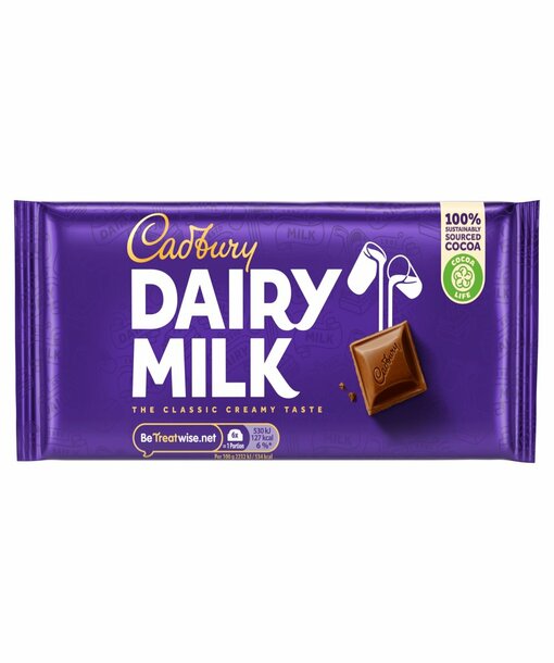 Cadbury Dairy Milk Chocolate Bar 95g – Kasa Beeston