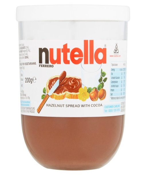 Nutella Hazelnut and Chocolate Spread Jar 200g – Kasa Beeston