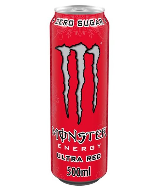 Monster Ultra Red Energy Drink 500ml – Kasa Beeston